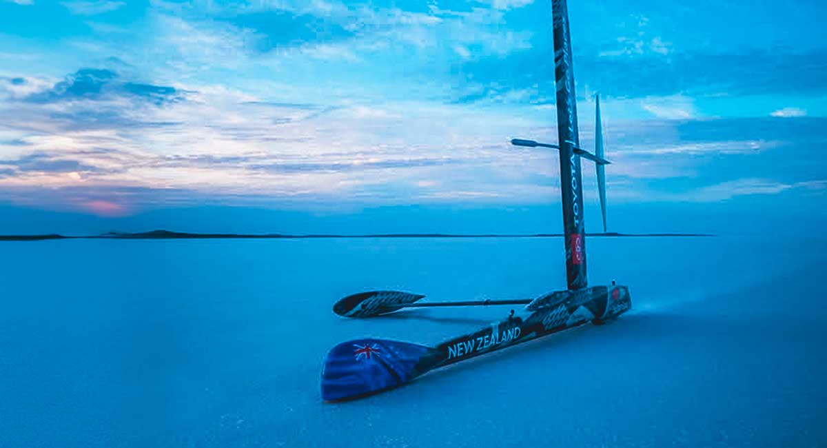 Land Windsurfing
